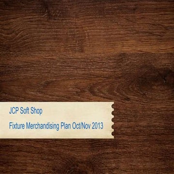 JCP product set for October and November 2013 | PPT