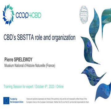 CBD SBSTTA's role and organization.pdf