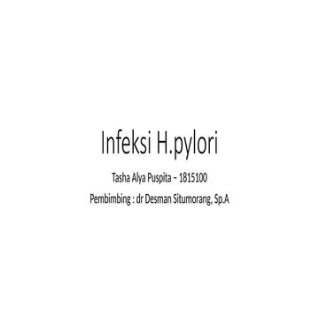 power point infeksi H pylori study kasus | PPT