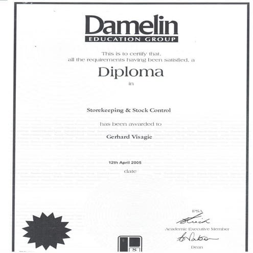 4. Damlin - Diploma | PDF