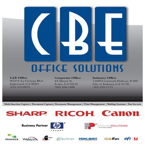 Information about CBE | PDF