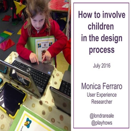 Co-designing technology with children | PPT | Parenting Children Aged 4 ...