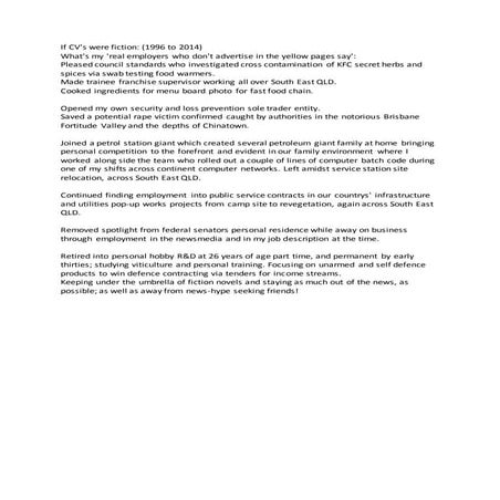 If CVs were fiction | PDF