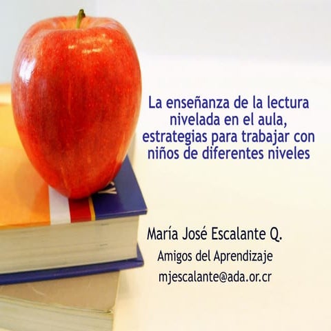 La enseñanza de la lectura nivelada en el aula | PPT