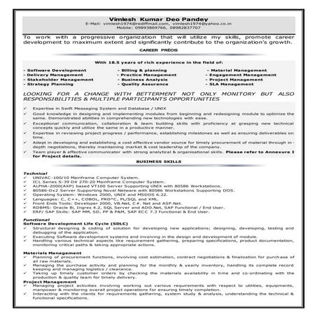 Kanhaiya Resume | DOC