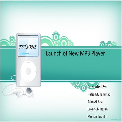 Mp3 Player complete marketing plan | PPT