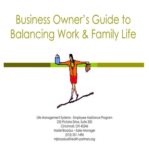 Balancing Your Work and Family Life | PPT