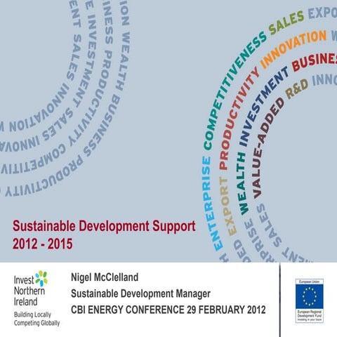 CBI NI energy conference: Nigel McClelland | PPT
