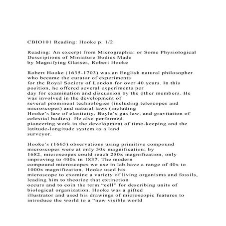 CBIO101 Reading Hooke p. 12Reading An excerpt from Micr.docx