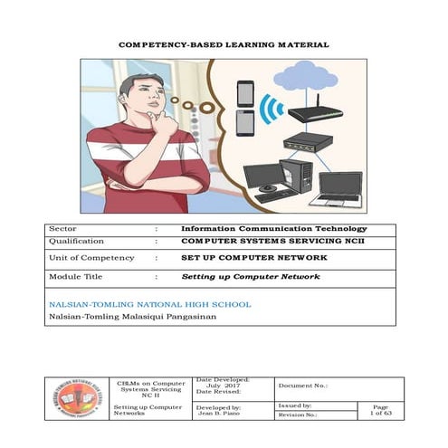 Cblm Set Up Computer Network Css Pdf 