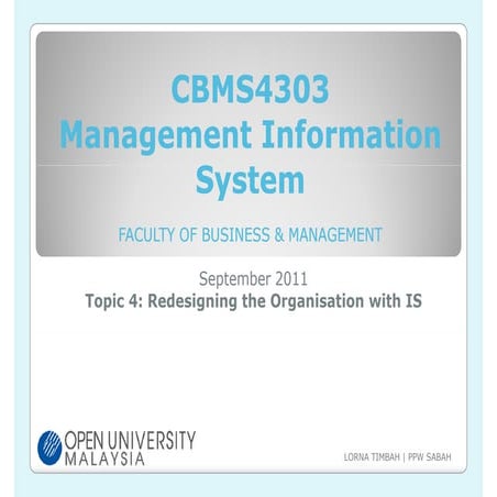CBMS4303 Topic 4 slides | PDF