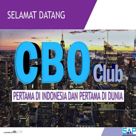 Materi presentasi terbaru 2015 ATACORP CBO CLUB SAP | PPT