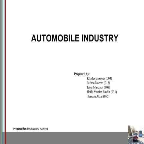 Automobiles | PPT