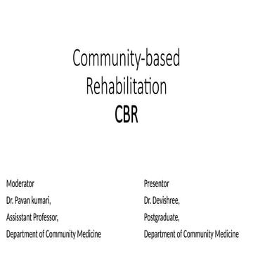 WHO CBR Matrix Health Component | PDF