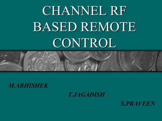 RF Based Home Automation System | PPT