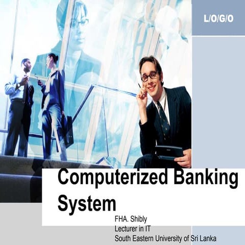 Computerized Banking System | PPTX