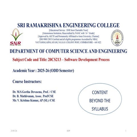 SOFTWARE DOCUMENTATION - INTRODUCTION - curtain raiser | PPT