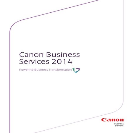 Canon Business Services - Company Profile | PDF