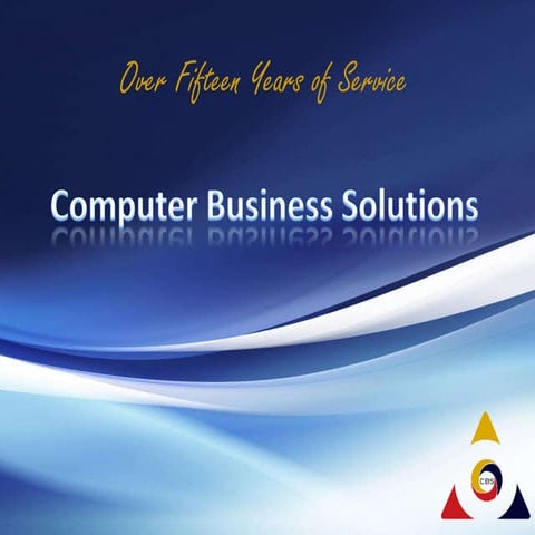 Computer Business Solutions Corporate Presentation 2013 - Lesotho | PPT