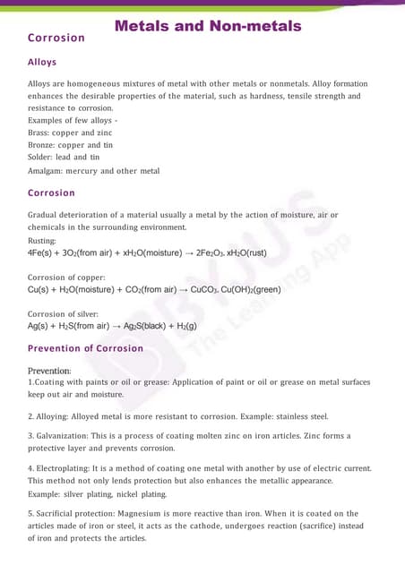PPT for Reaction of metals with acid | PPTX | Chemistry | Science
