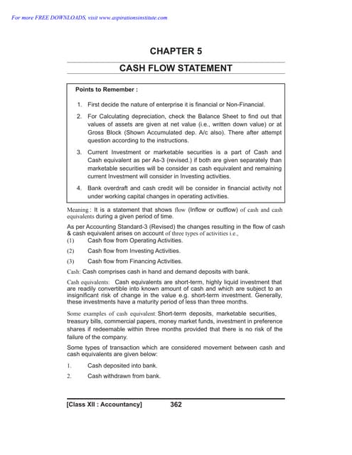 Cash Flow Statement Ppt