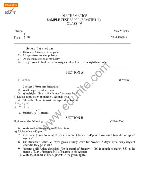 Class 4 logical reasoning | PDF
