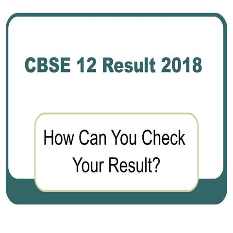Cbse 12 results | PPT