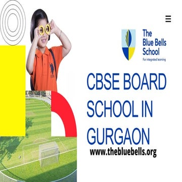 Best Schools in Gurgaon in Gurgaon sector 50 | The Blue Bells School | PPTX