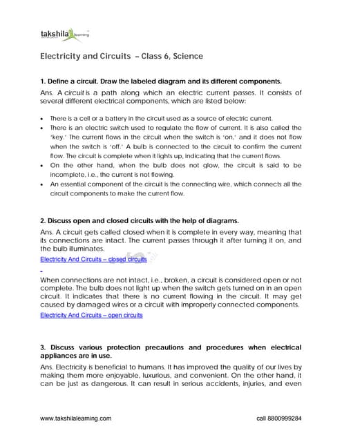 Simple circuit with activity | PPT