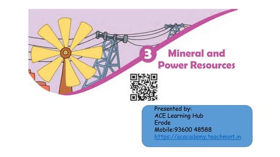 Earth Science: Minerals Important to the Society | PPTX