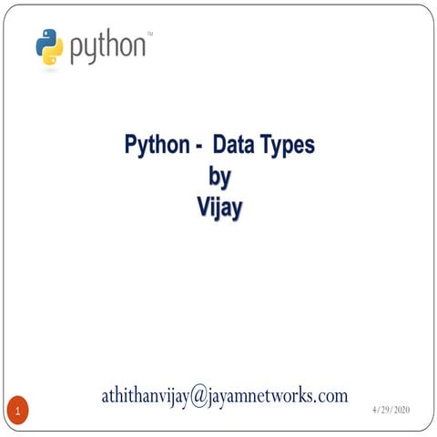 Python Data Types Pdf Programming Languages Computing