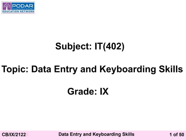 Basic ict skills | PPTX