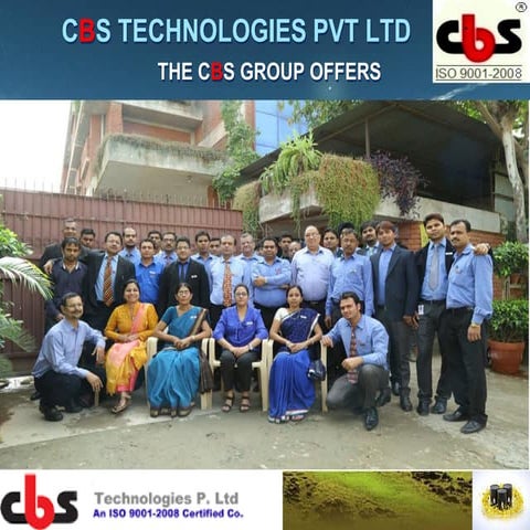 CBS TECHNOLOGIES PRODUCT PRESENTATION | PDF | Business | Business and ...