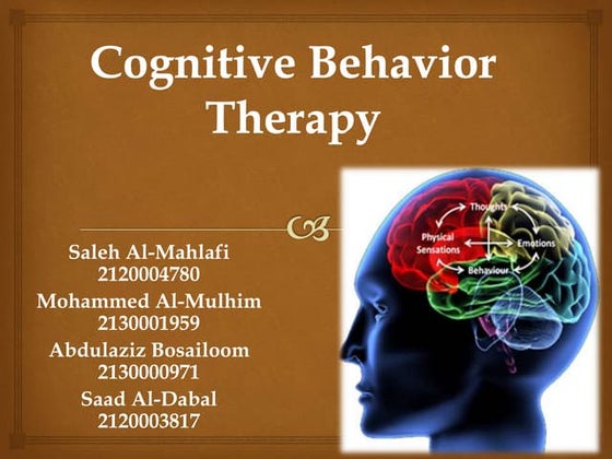 Cognitive Behavioral Therapy (CBT) | PPT