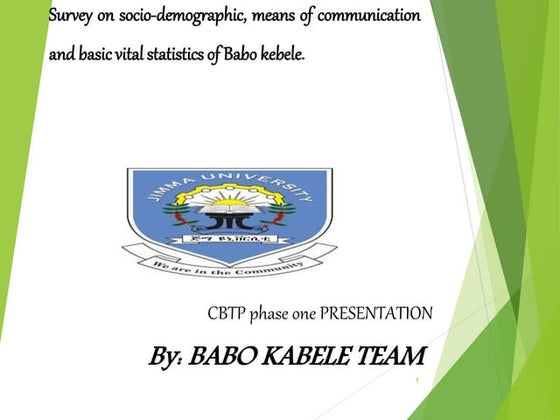 Community Based Training Program (CBTP) manual of College of Health ...