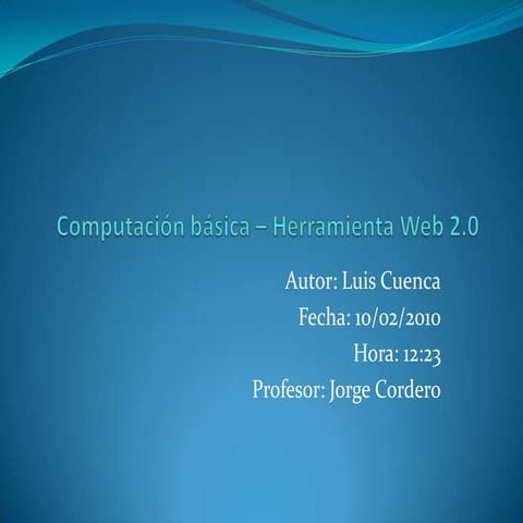 Ejemplo de portada y cómo subir las tareas | PPTX