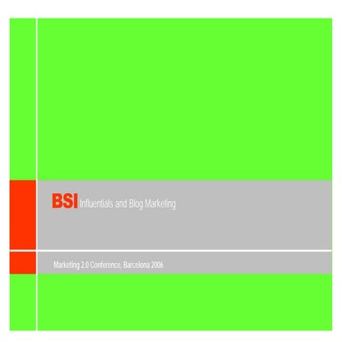 BSI Blog Marketing Conference Title | PPT