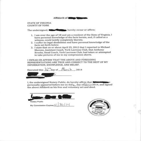 Redacted Affidavit | PDF