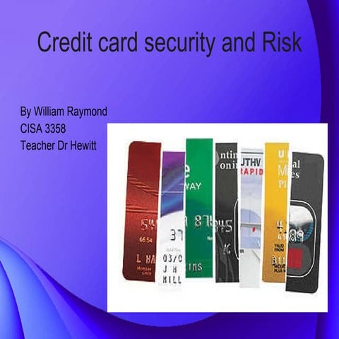 credit card theft | PPT | Credit Cards | Personal Debt