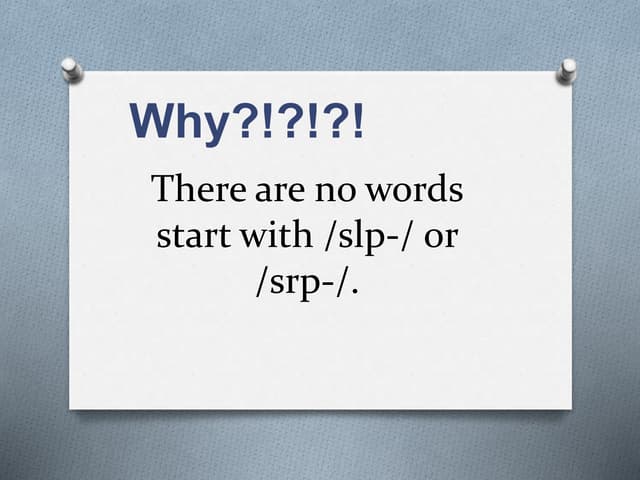 Consonant Clusters | PPTX