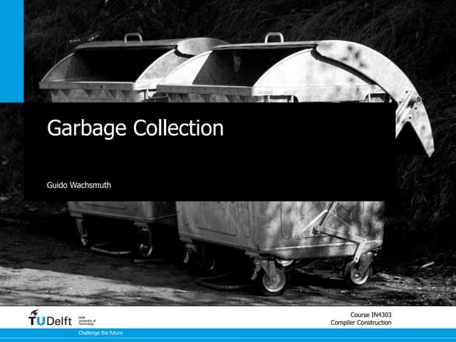 Compiling Imperative And Object Oriented Languages Garbage Collection Ppt 5635