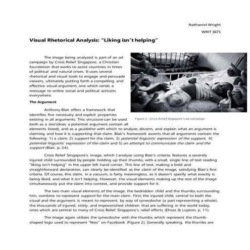 Nathaniel Wright - Visual Document Analysis | DOCX