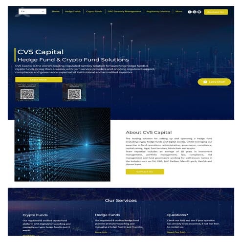 Leading Investment Fund Solutions | CV5 Capital | PDF