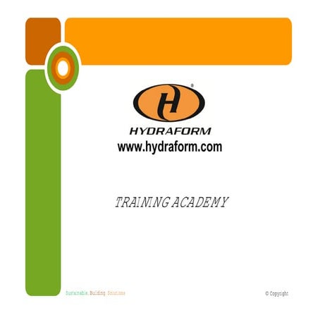 Hydraform Training Guide | PDF
