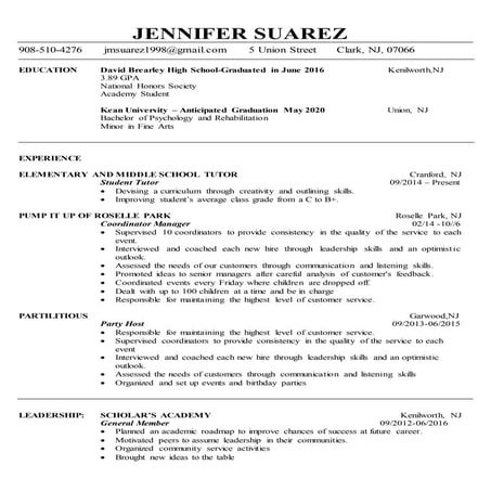 jennifer resume | PDF