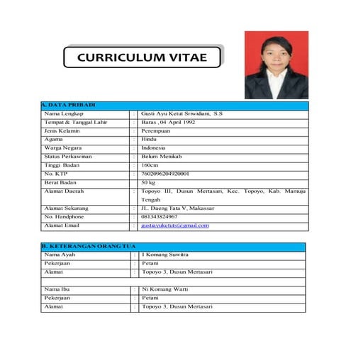 Curriculum Vitae | DOCX