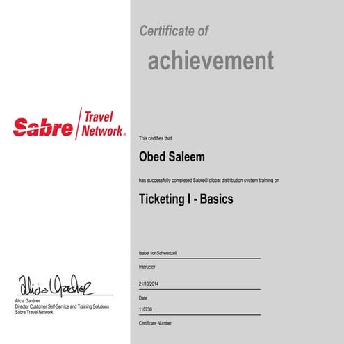 trainingCertificate | PPT