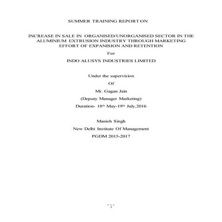 MY SIP REPORT | DOCX