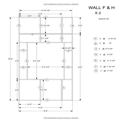 wall F & H flat USE USE | PDF