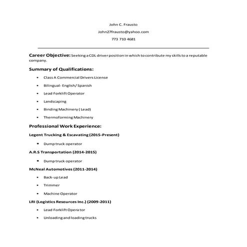 JOHN RESUME2 | PDF